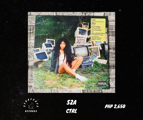 Sza Ctrl Limited Edition 2lp Translucent Green Vinyl On Carousell