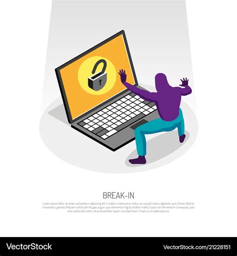 Hacker Cybercrime Concept Royalty Free Vector Image