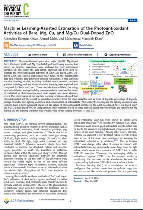 professor mohammad mansoob khan on linkedin machine learning assisted