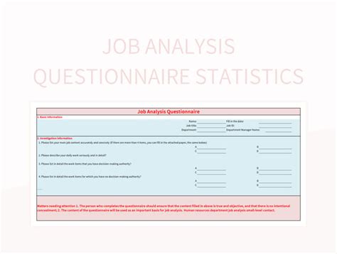 Free Survey Questionnaire Templates For Google Sheets And Microsoft Excel Slidesdocs