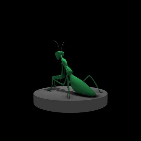 Mantis 3d Model 13 Obj Free3d