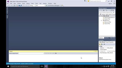 How To C 11 Your First Program Hello World Youtube