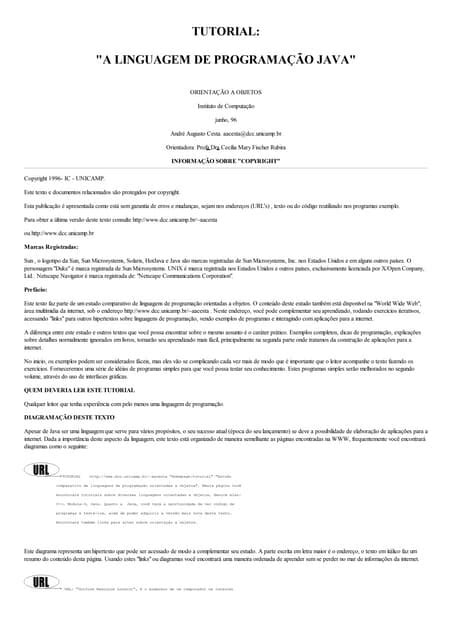 Linguagem De Java Pdf