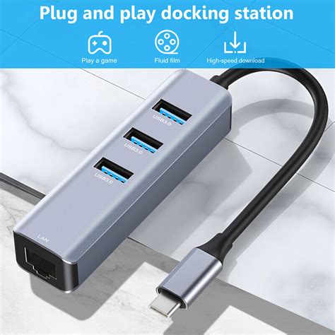 USB C To Ethernet Adapter RJ To USB C For Type C Ubuy India