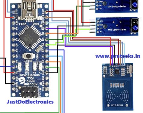 Industrial Line Follower Robot Using Rfid And Tcrt5000 Ir Sensor