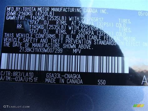 2009 Rav4 Color Code 8r3 For Pacific Blue Metallic Photo 59318918 2009 Rav4 Color Code 8r3 For Pacific Blue Metallic Photo 59318918