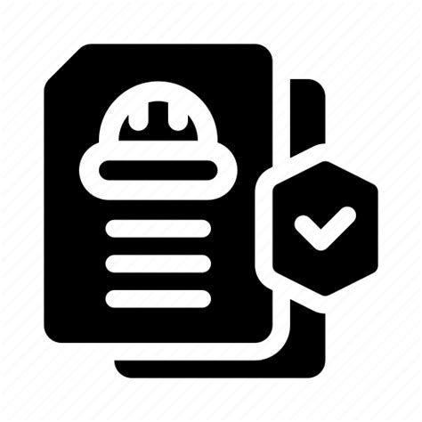 Safety Data Sheet Information Chemicals Protection Icon Download