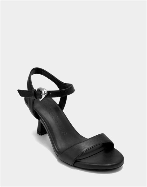Womens Heeled Sandal In Black Aerosoles