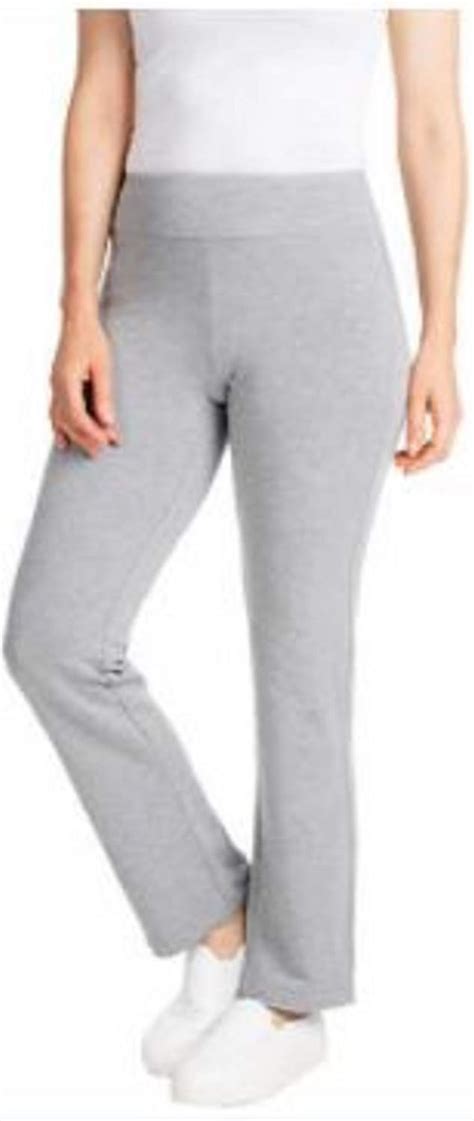 Dalia Ladies Pull On Knit Pant Heather Grey X Large At Amazon Women