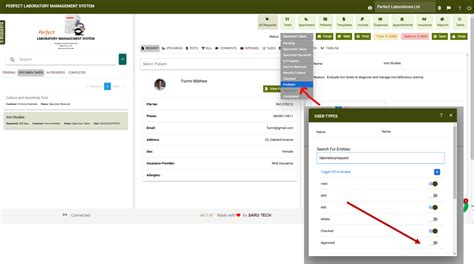 Laboratory User Roles And Permissions