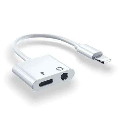 Lightning To 3 5mm Audio And Charger Adapter With Call Mic Support