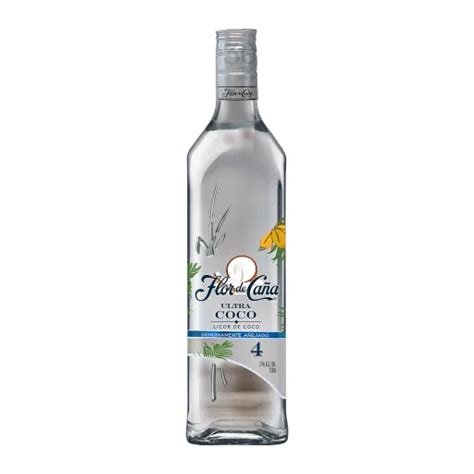 Licor De Coco Flor De CaÑa Ultra Coco Botella 750ml Drinkyn Perú