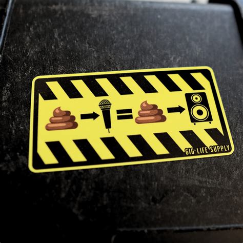 Crap In Crap Out Sticker Gig Life Supply Co