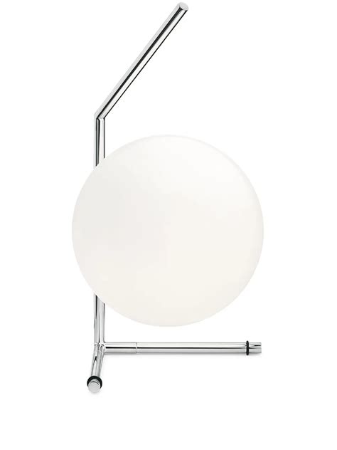 Flos Ic Lights Table 1 Low テーブルランプ シルバートーン Farfetch Jp