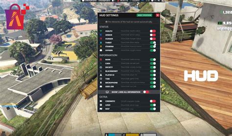 esx hud esx multiple customizationhud stylish hud
