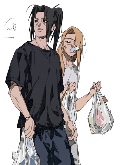 Dong2taku Deidara Naruto Uchiha Itachi Naruto Series Naruto