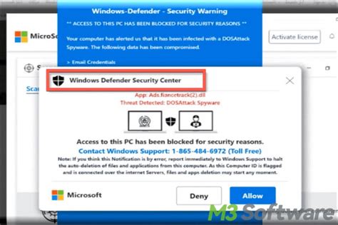 How To Remove Windows Defender Security Warning Scam Updated In 2024