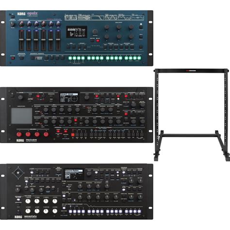 Korg Modwave Opsix And Wavestate Modules With Rack Bundle Sweetwater