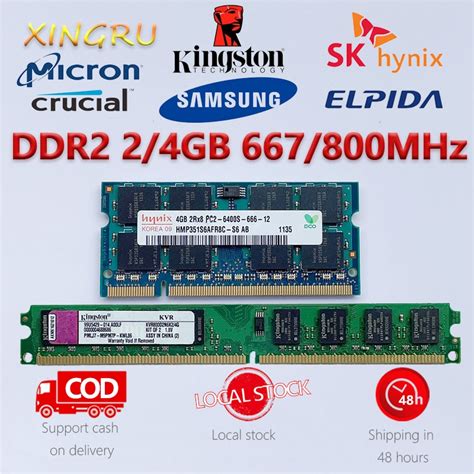 Kingston Samsung Micron Mix Brand DDR RAM GB GB PC Laptop Memory MHz Desktop Notebook