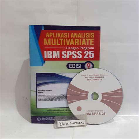 Jual Aplikasi Analisis Multivariat Dengan Program Ibm Spss 25 Cd