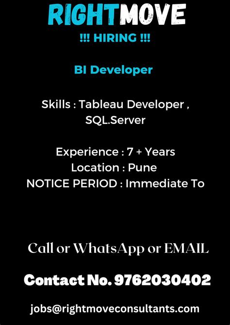 Aryan C On Linkedin Tableauadmininstator Sql Hiringnow Rightmove
