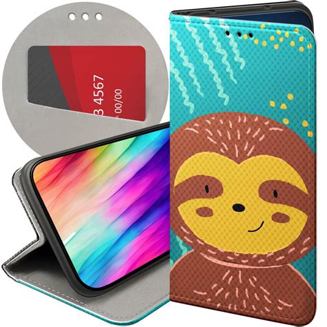 Etui Z Klapk Do Lg Q G Fit Wzory Leniwiec Mieszne Wewn Trzne Zwierz Lg Sklep Empik Com