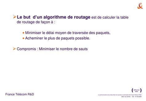 PPT Algorithmes de routage GTR ème année Sonia Haddad PowerPoint Presentation ID