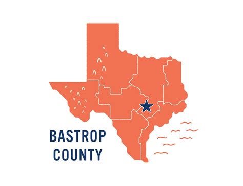 Bastrop Co Tx Map
