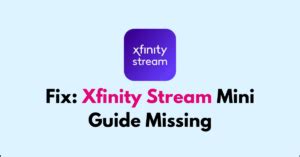How To Fix Xfinity Stream Mini Guide Missing NetworkBuildz