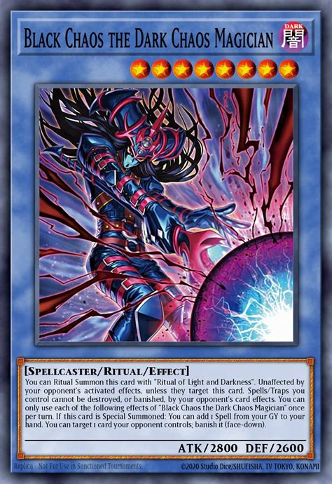 Black Chaos The Dark Chaos Magician Yu Gi Oh Card Database Ygoprodeck