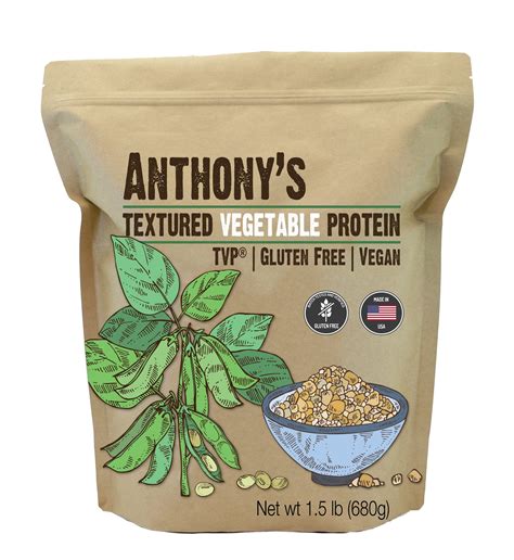 Texture Vegetable Protein Tvp Gluten Free Vegan Meat Substitute