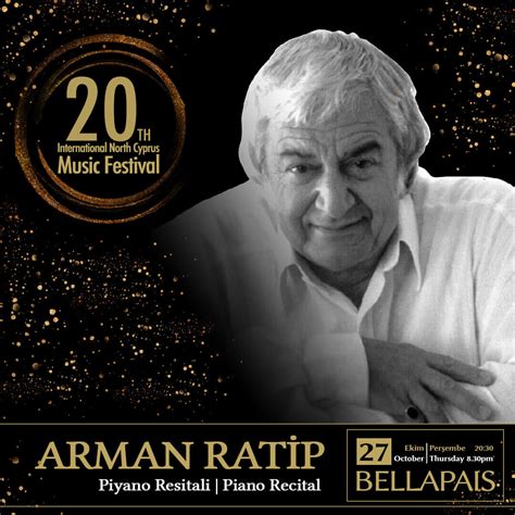 Arman Ratİp Piyano Resitali Buy Online Ticket Biletfest