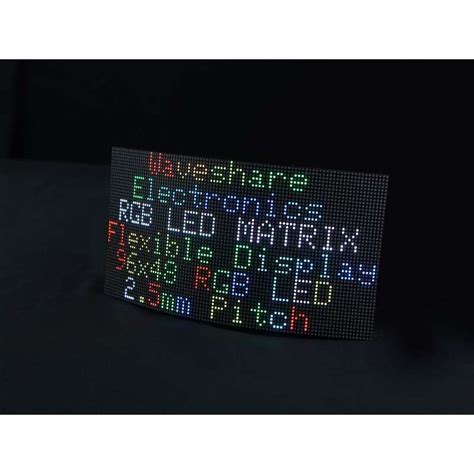 Flexible RGB Full Color LED Matrix Panel 2 5mm Pitch 96x48 Pixels Adjustable Brightness And