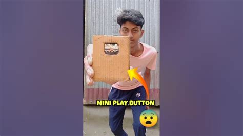 Worlds Smallest Play Button Bana Diya 😍 Mini Vlog Minivlog Vlog