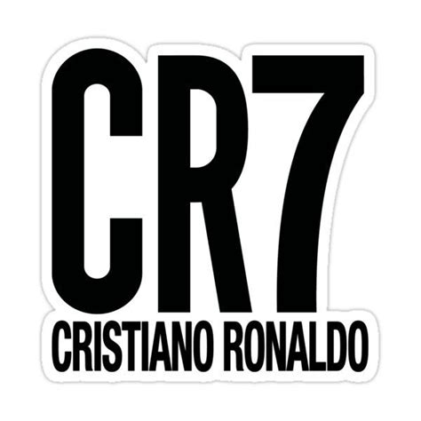 The Cr7 Logo Is Shown In Black And White