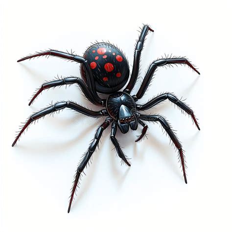 Black Widow Spider Red Dots Arachnid Insect Closeup Nature Wildlife