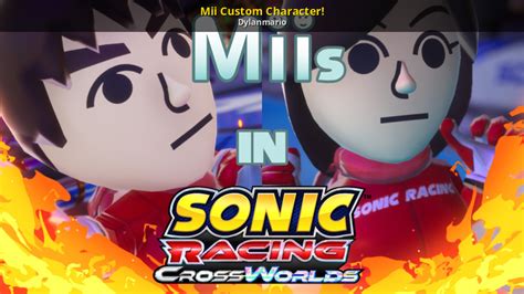 Mii Custom Character Mod For Sonic Racing Crossworlds Srcw Mods