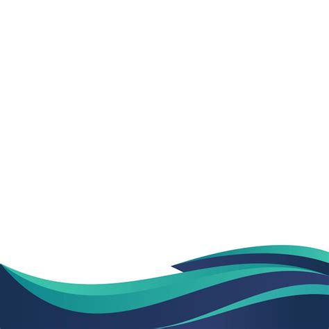 Premium Vector Abstract Modern Curved Footer