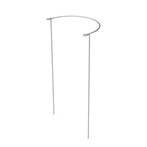 Suport Plante Grădină Formă Semicerc Gri 75 Cm 1 Buc