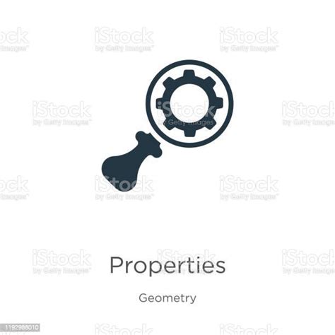 속성 아이콘 벡터입니다 흰색 배경에 격리 된 지오메트리 컬렉션의 최신 플랫 속성 아이콘입니다 벡터 일러스트는 웹 및 모바일 그래픽 디자인 로고 Eps10에 사용할 수