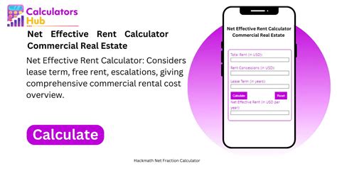 Net Effective Rent Calculator Commercial Real Estate Online