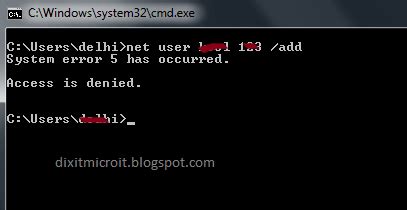 Networking Tutorials System Error 5 Has Occurred