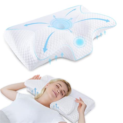 Butterfly Shaped Memory Foam Pillow Cooling And Supportive