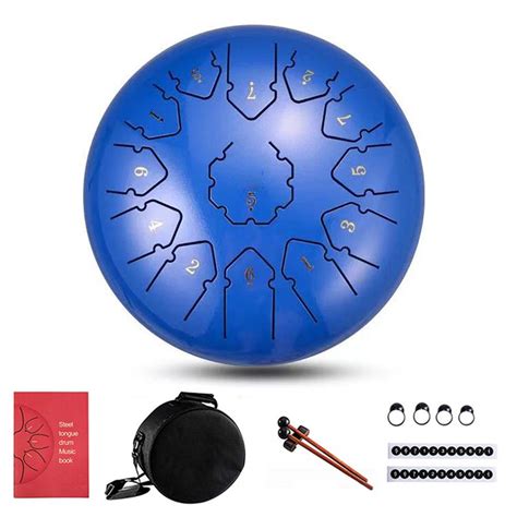 Tongue Drum 12 Inch Steel Tongue Drum Set 13 Tune Vicedeal