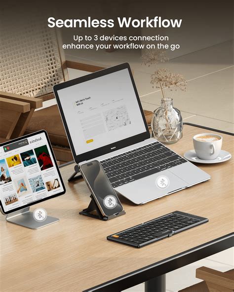 Xk04 Compact Foldable Bluetooth Keyboard For Travel Protoarc