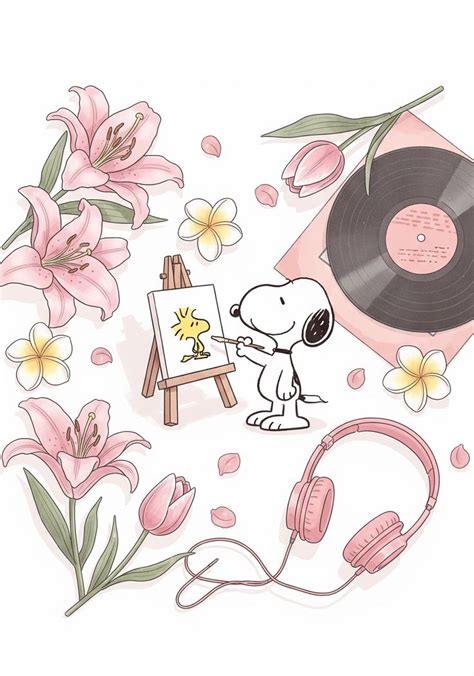 Snoopy Aesthetic Wallpaper Cute And Cozy Pink Phone Background In 2025