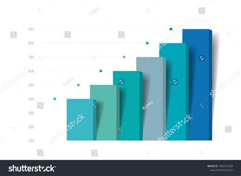 Chart Column Graph Infographic Element Stock Vector Royalty Free