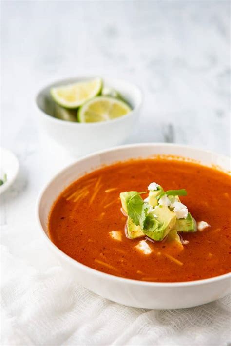 Easy Sopa De Fideo Mexican Noodle Soup A Communal Table