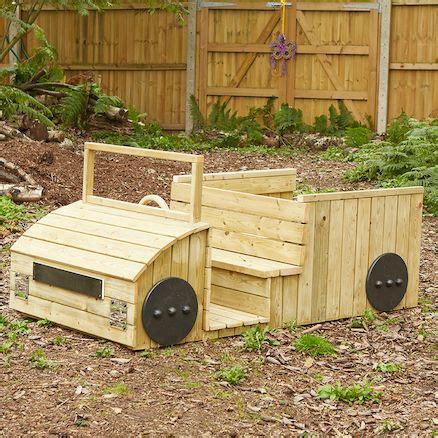 Outdoor Play Furniture Wooden Truck