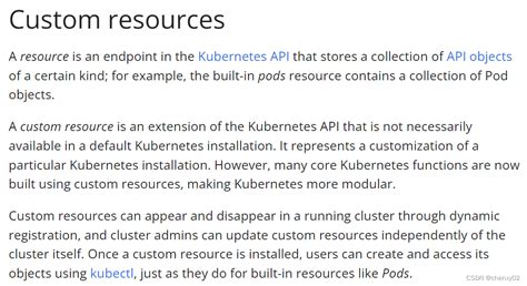 kubernetes学习——crd kubernetes crd csdn博客